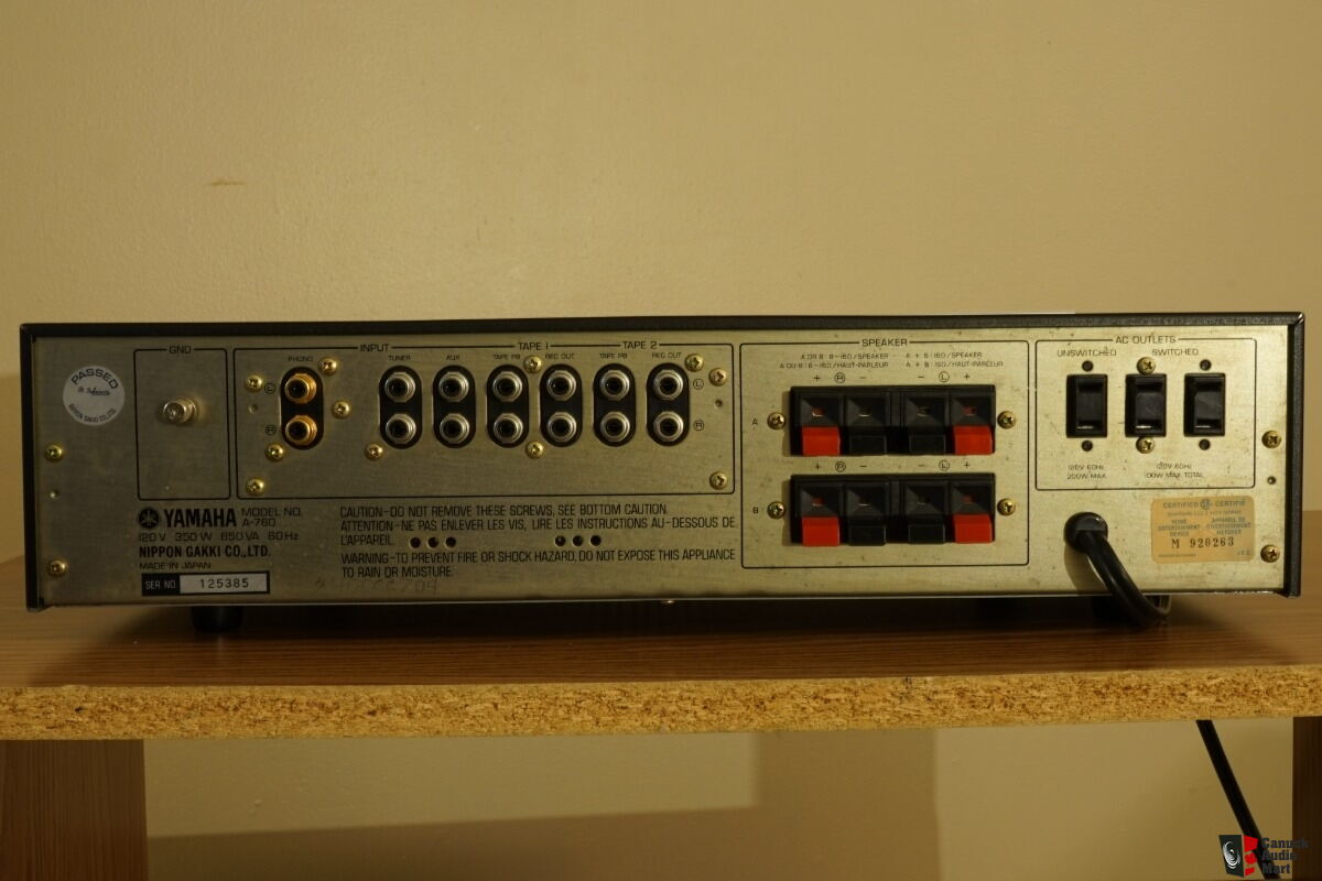 Yamaha A-760 Integrated Amplifier Photo #3532638 - US Audio Mart