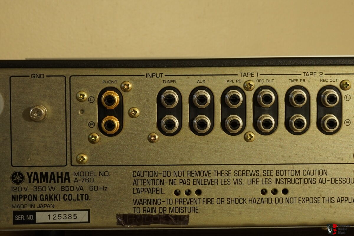 Yamaha A-760 Integrated Amplifier Photo #3532639 - US Audio Mart