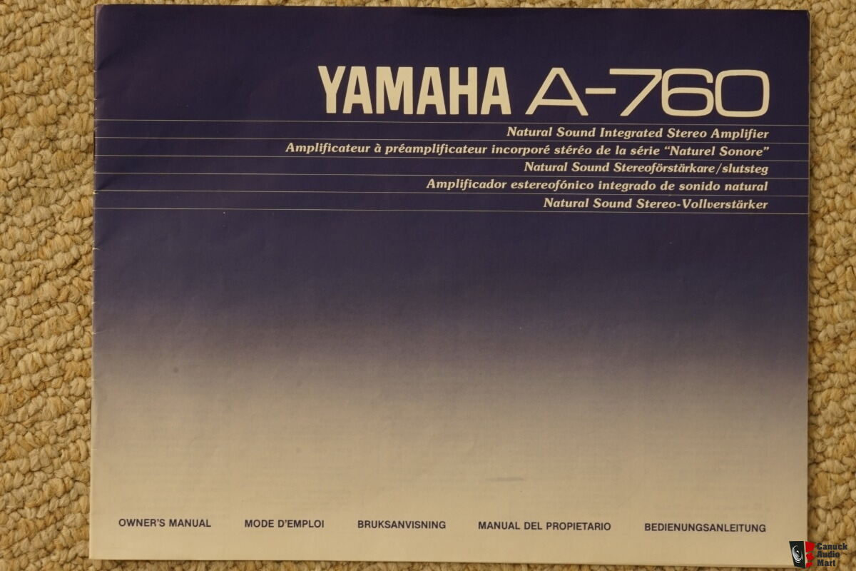 Yamaha A-760 Integrated Amplifier with Revolutionary Perfection "X ...