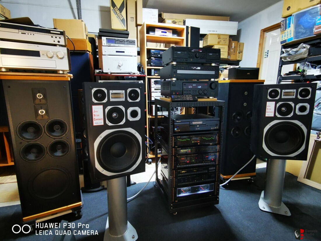 JVC RX-778V Receiver XL-FZ158 Changer TD-254 Tape V-125 Speakers Photo ...