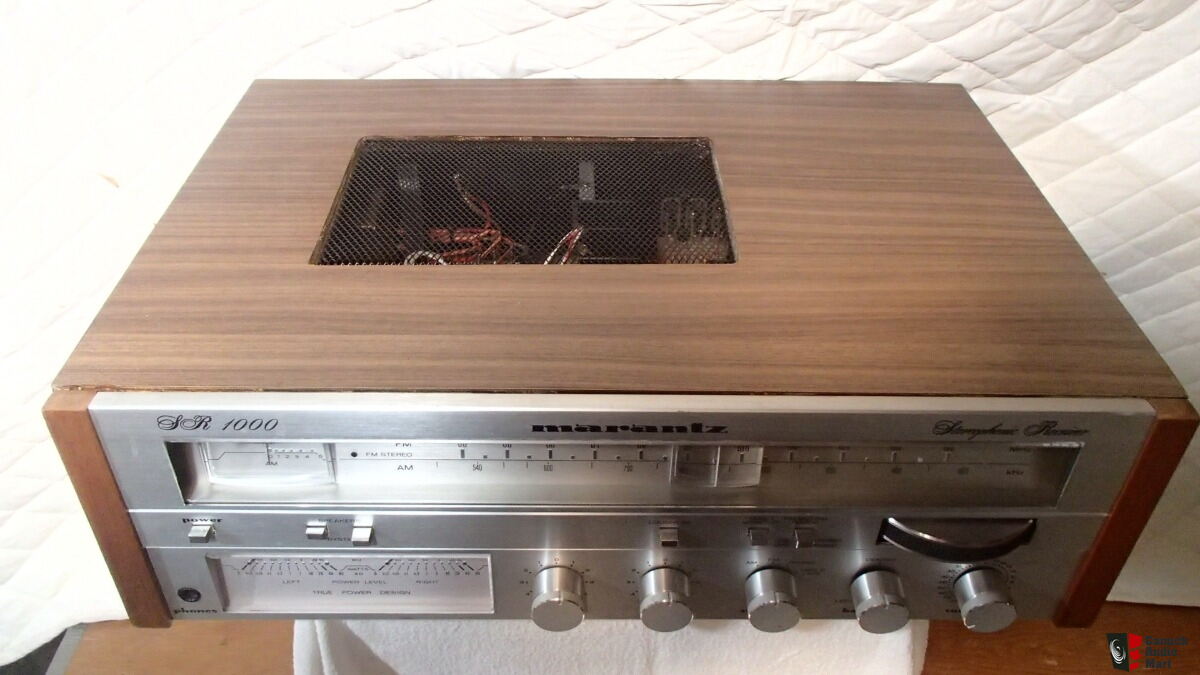 Marantz SR-1000 Receiver (1980) New Walnut laminate case...sweet ...