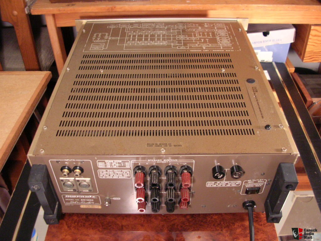 MARANTZ SM-1000 ESOTEC. CLASS A. 95 LBS. 400 WPC RMS. $5000 IN 1979 ...