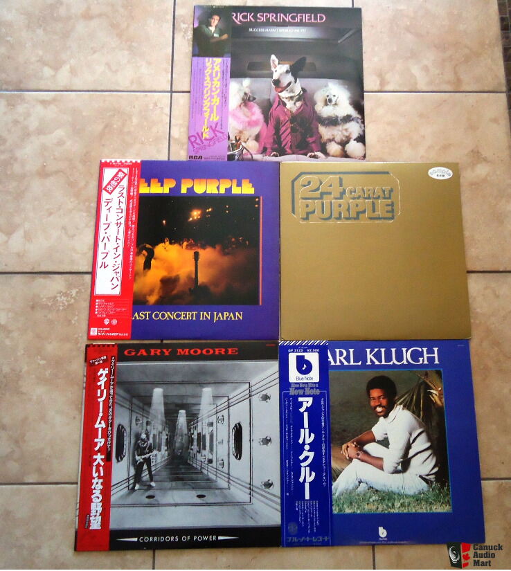 Vintage Japanese HQ Jazz & Classic Rock Vinyl w/ OBI Photo #3543844 ...
