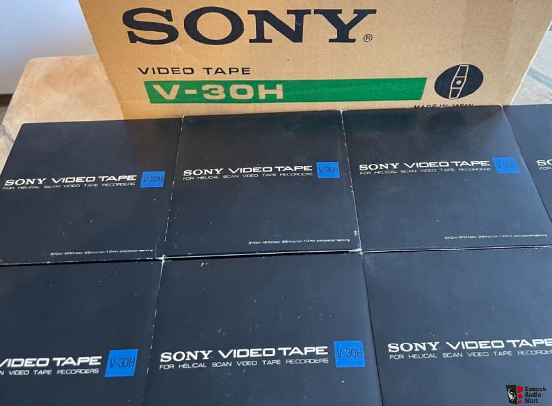 NEW 1970's SONY 1/2" VIDEO TAPE 5" REEL V-30H for reel-to-reel ...