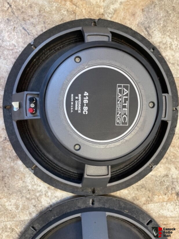 Late 70's Altec LANSING 15" woofers 1 of each: 416-8A /B Photo #3549830 ...