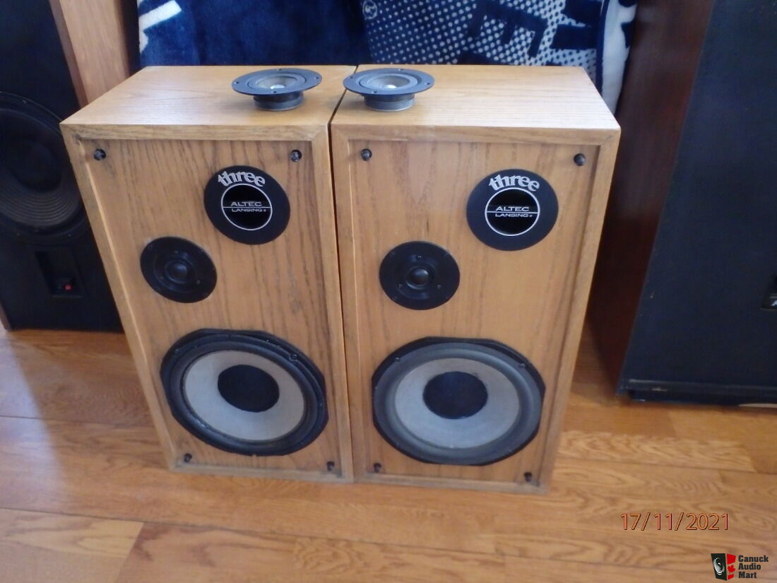 Altec Lansing Model Threes Book Shelf Speakers For Sale - Canuck Audio Mart