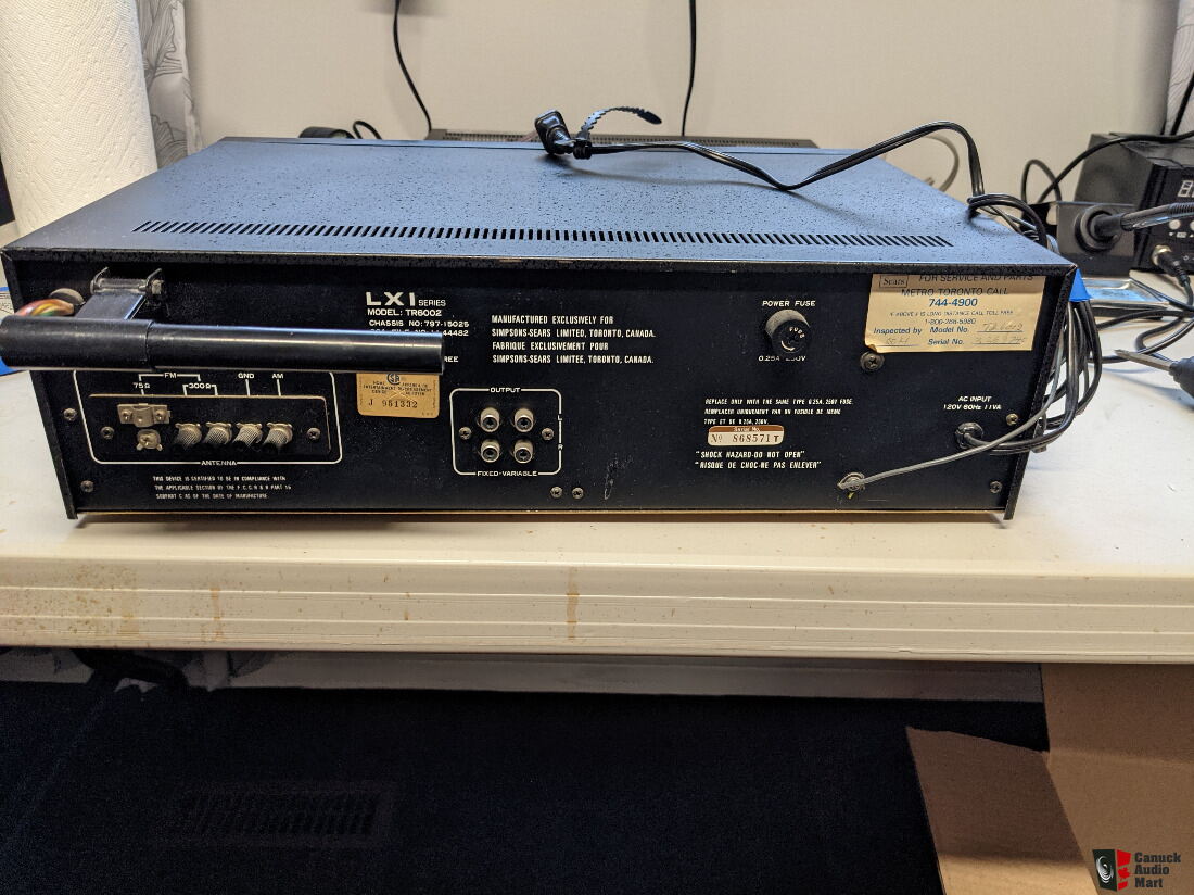 Sears LXI TR6002 AM/FM radio tuner Photo #3554187 - Canuck Audio Mart
