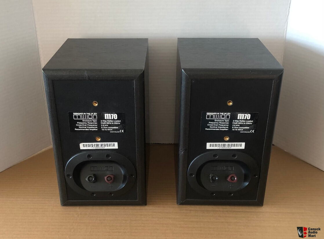 Mission M70 Bookshelf Speakers Photo #3554385 - Canuck Audio Mart
