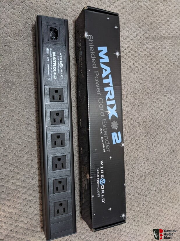 Wireworld Matrix 2 Power Strip star Wired For Sale Canuck Audio Mart Wireworld Matrix 2 Power Strip star Wired For Sale Canuck Audio Mart