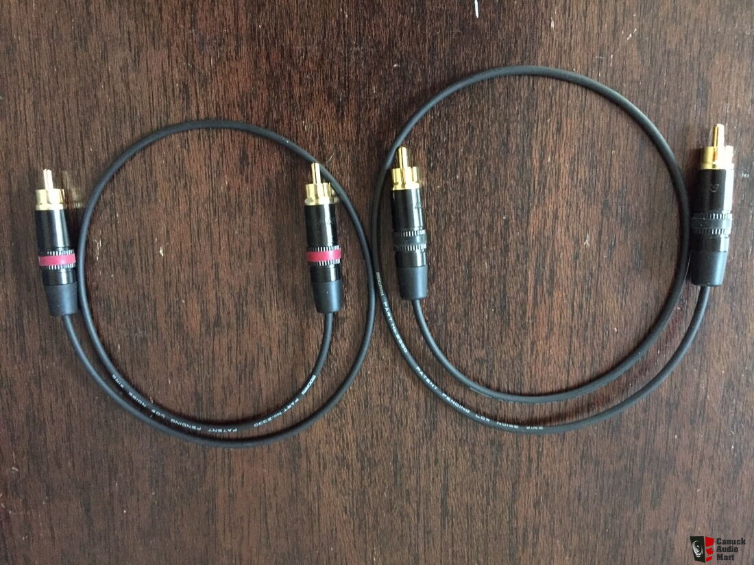 2 ft RCA Interconnects: Mogami 2330 Cable with Neutrik RCA Jacks For ...