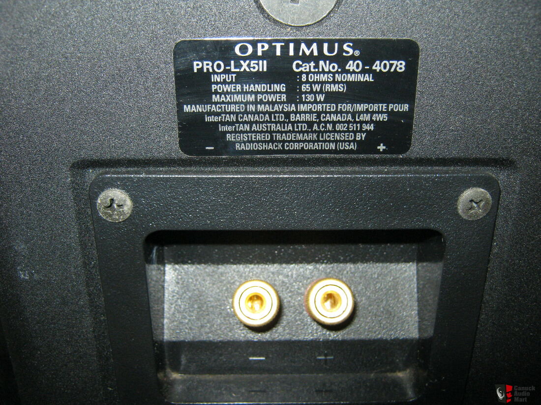 Optimus Pro_LX5II speakers with Linaeum ribbons and metal enclosures ...