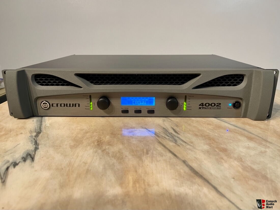 CROWN by Harman Kardon XTI4002 Power Amp Pro Amplifier For Sale ...