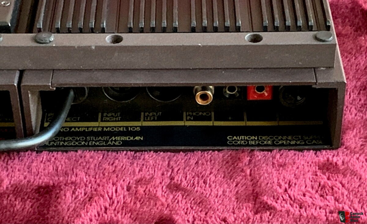 Meridian 100 series dream system - pre + mono block + tuner 120V North ...