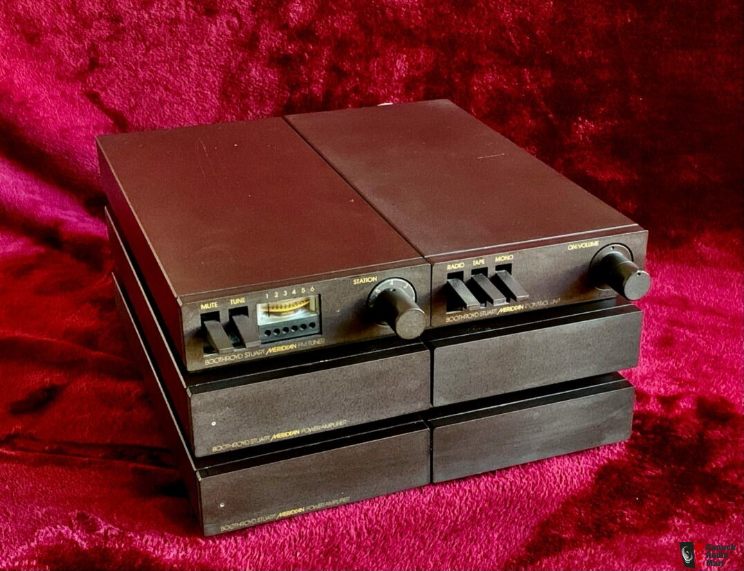 Meridian 100 series system - pre + mono block + tuner 120V North ...