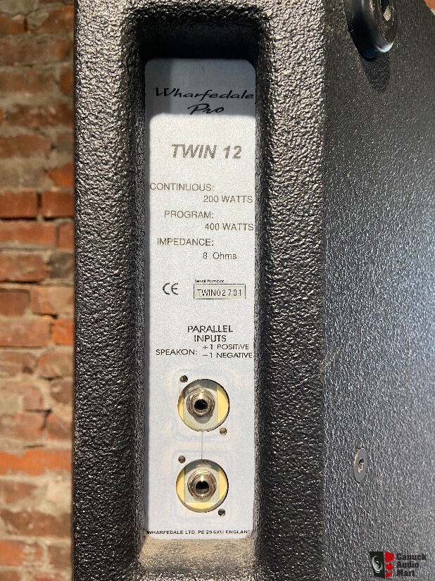 Wharfedale Pro Twin 12 Coaxial Speakers Photo #3570097 - Canuck Audio Mart