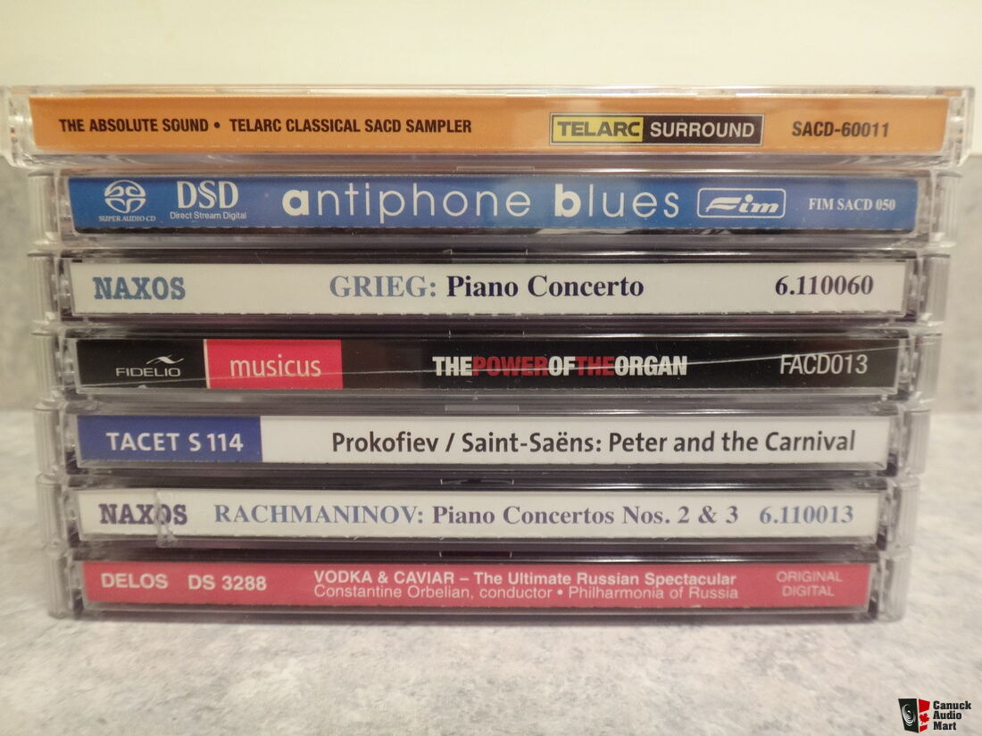 Hybrid CD/SACD Stereo & Multichannel Surround Jazz Classical Pop World ...