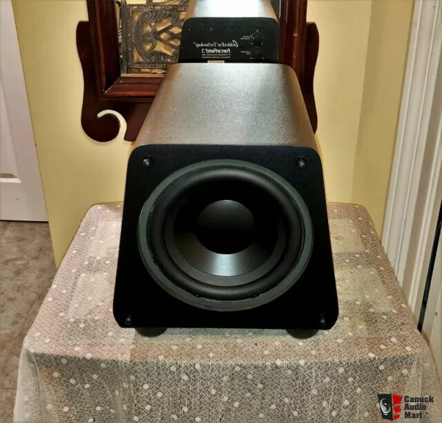 Compact 1000 Watt Goldenear Subwoofer ForceField 3 Dealer Ad - Canuck ...