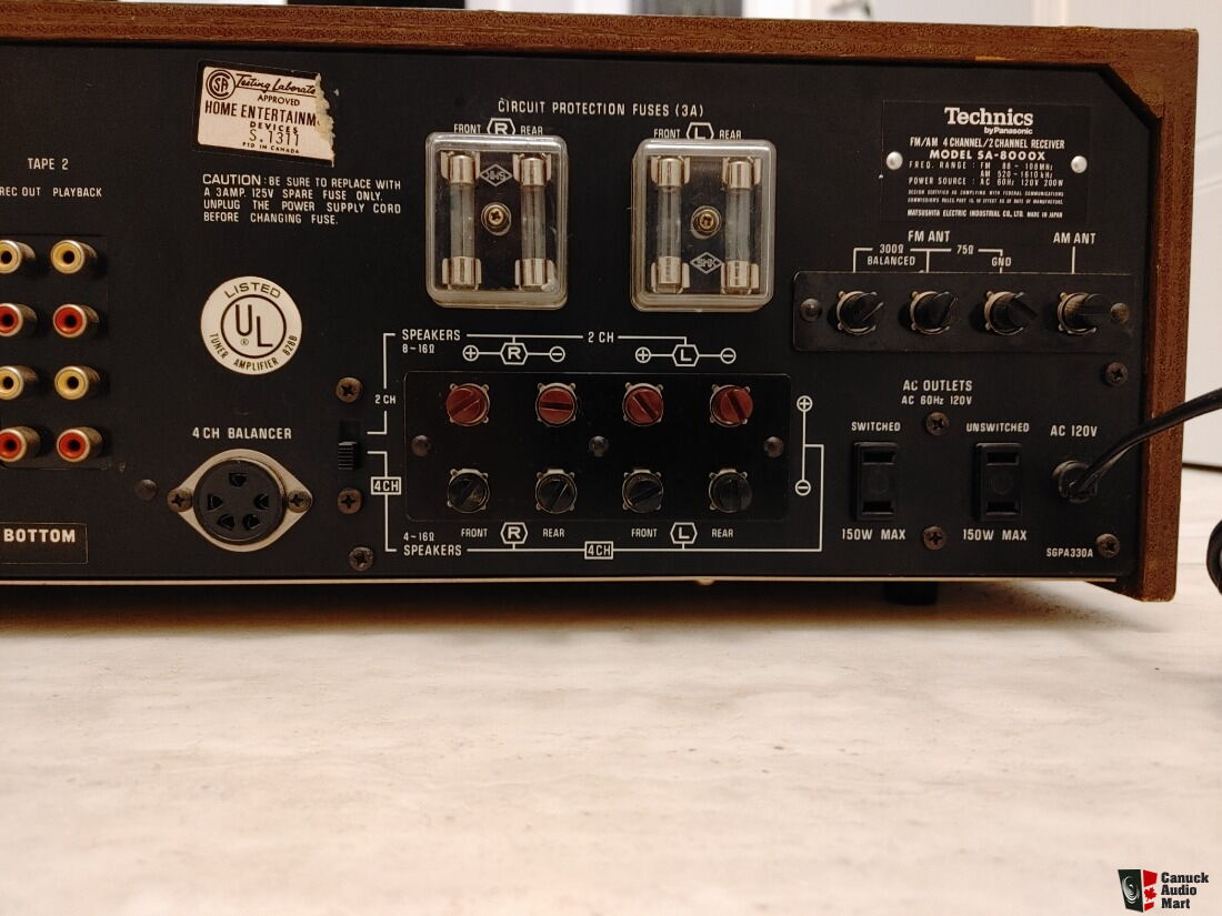 Vintage Technics SA-8000X am/fm Quadraphonic receiver Japan Photo ...