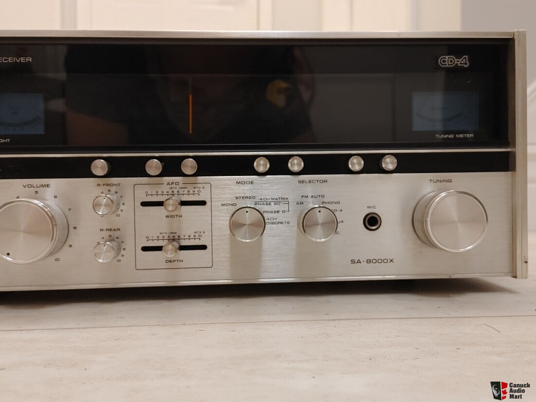 Vintage Technics SA-8000X am/fm Quadraphonic receiver Japan Photo ...