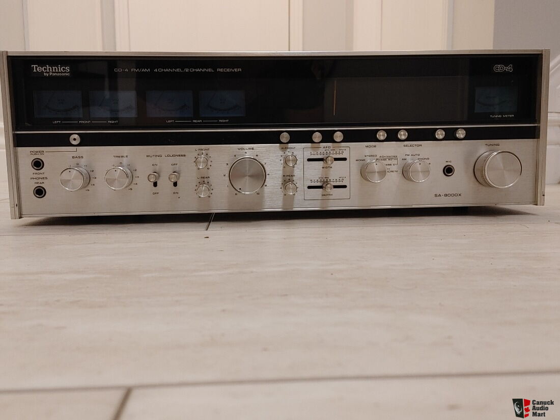 Vintage Technics SA-8000X am/fm Quadraphonic receiver Japan Photo ...