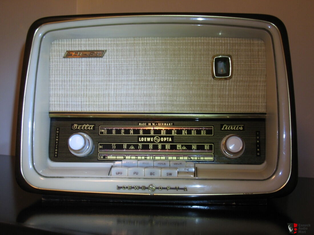 Loewe Opta Bella-Luxus 05711W Tube Radio: 1958 Restoration Project ...
