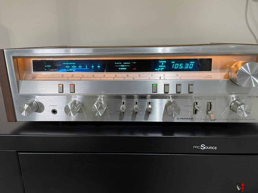 Vintage Pioneer SX-3700 AM/FM Quartz Stereo Receiver - MINT Photo ...