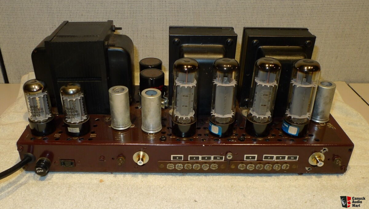 Fisher SA-300 tube power amplifier with EL34 output tubes -- Sales ...
