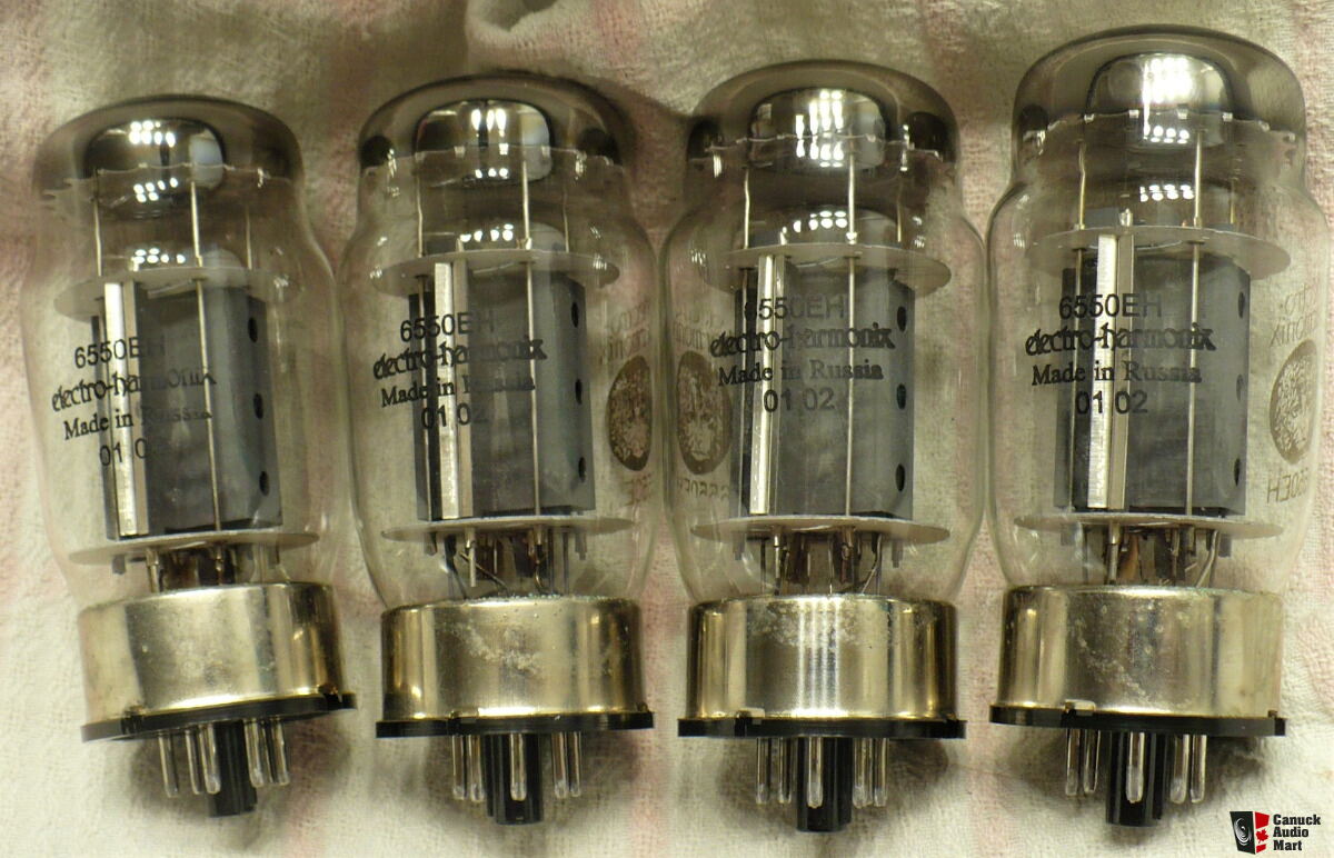 Quad Of Electro Harmonix 6550 Output Tubes Early 2001 production For ...