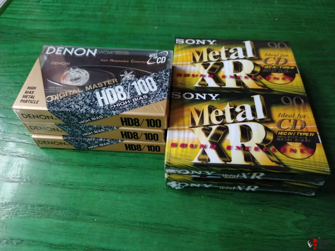 Sealed Sony and Denon metal tapes For Sale - Canuck Audio Mart