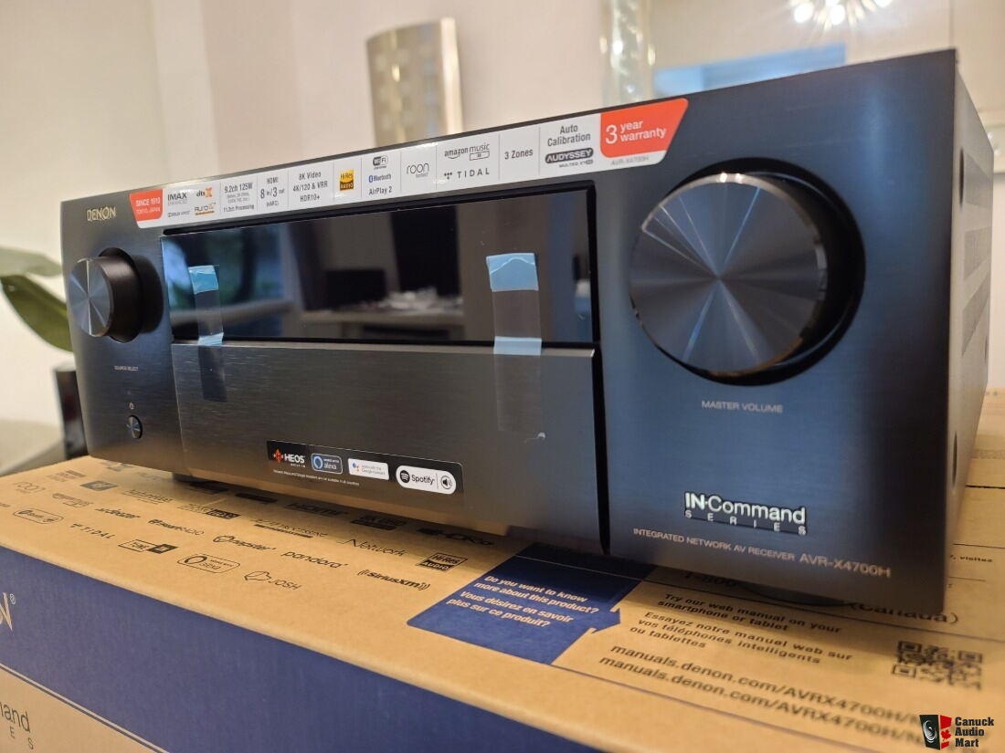 Denon avr-x4700h 9.2 8k receiver Photo #3586724 - Canuck Audio Mart