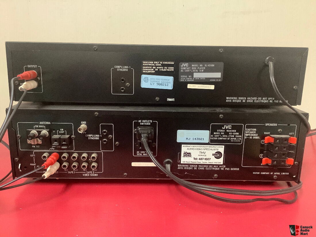 JVC RX-501BK Receiver and JVC XL-V211BK CD Player Photo #3587840 - UK ...