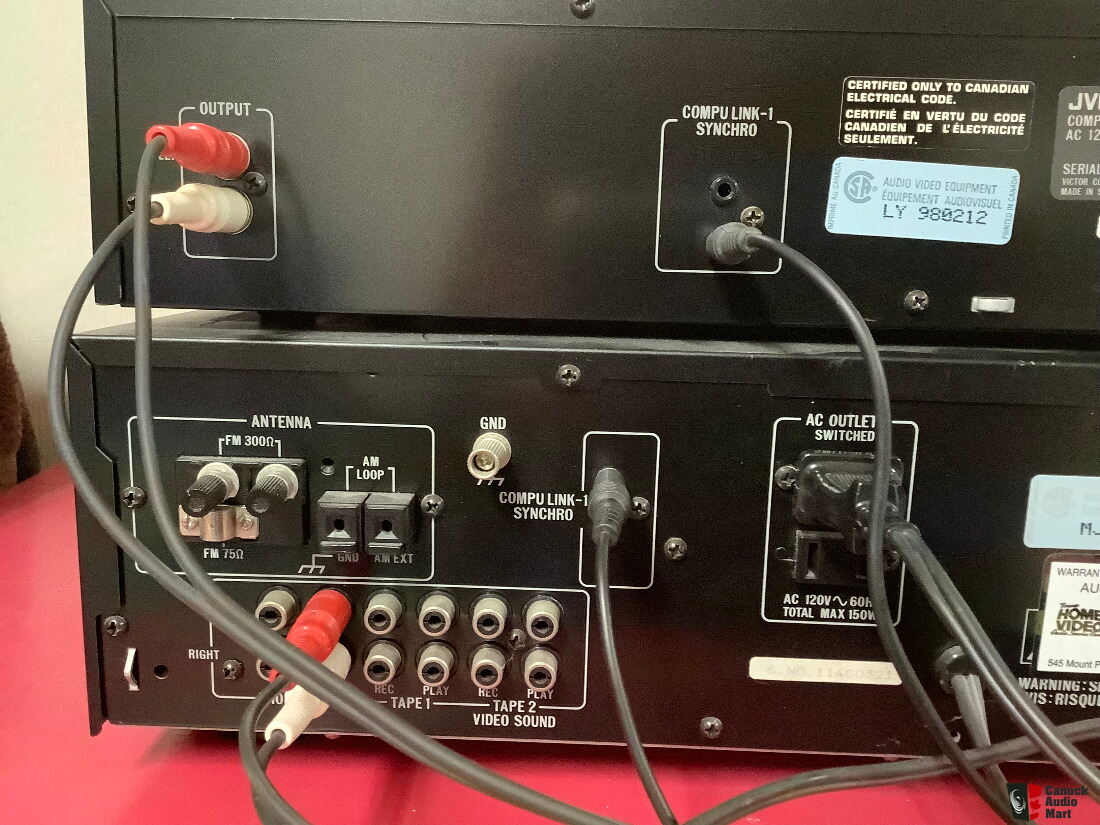 JVC RX-501BK Receiver and JVC XL-V211BK CD Player Photo #3587837 ...