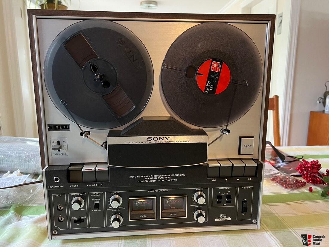 Vintage Sony TC-440 Roto Bi-Lateral Reel-to-Reel 6 Head Tapecorder ...