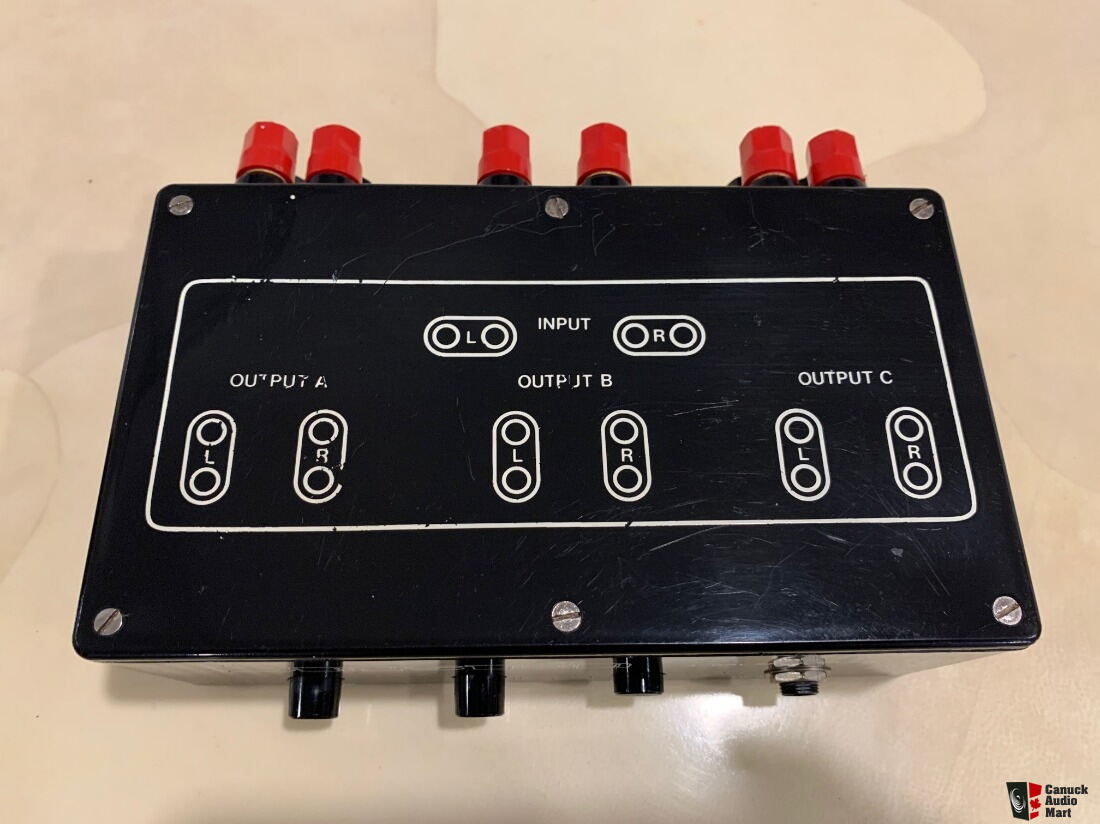 Bryston 3-Way Speaker Switch Box ,SOLD ,PENDING Shipping to Aaren ...