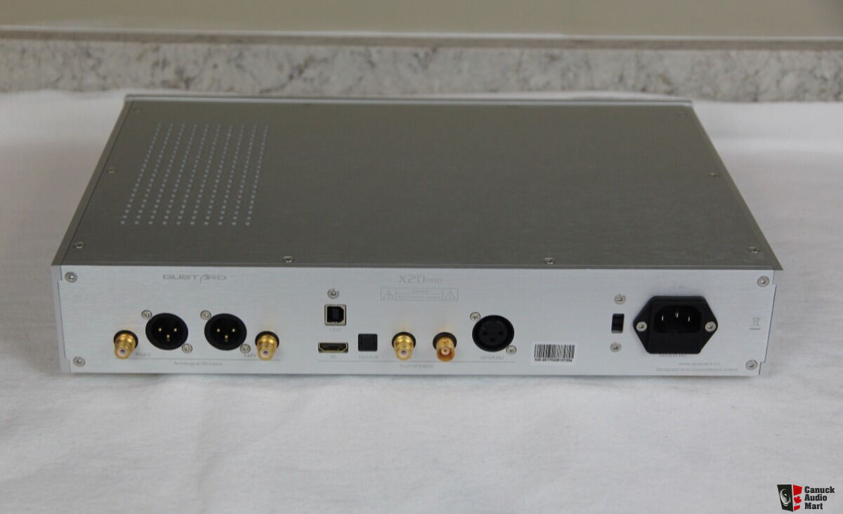 Gustard DAC-X20pro Dual ESS Sabre 9028pro DAC - Fully Balanced w/ USB ...