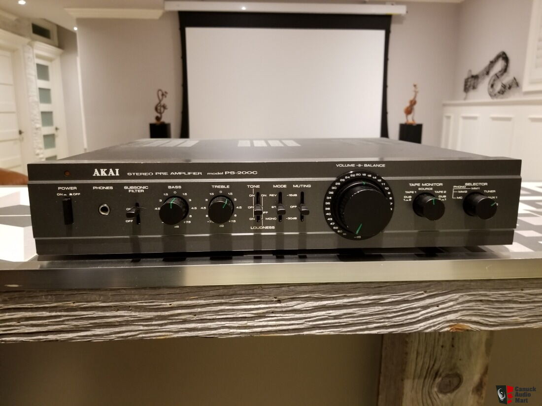 Prestige Series Stereo Preamplifier AKAI PS-200C - SOLD to Larry For ...