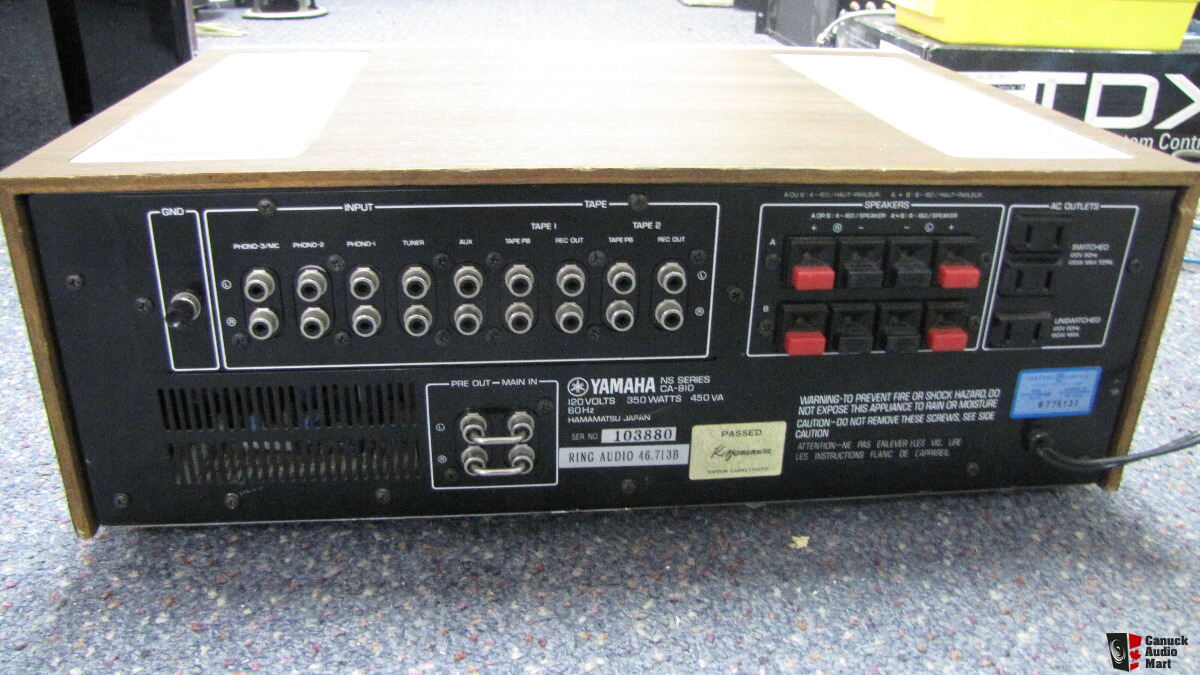 Yamaha CA-810 integrated amplifier Photo #3603113 - Canuck Audio Mart