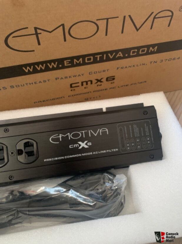 Emotiva CMX-6 Power Bar Photo #3603881 - US Audio Mart