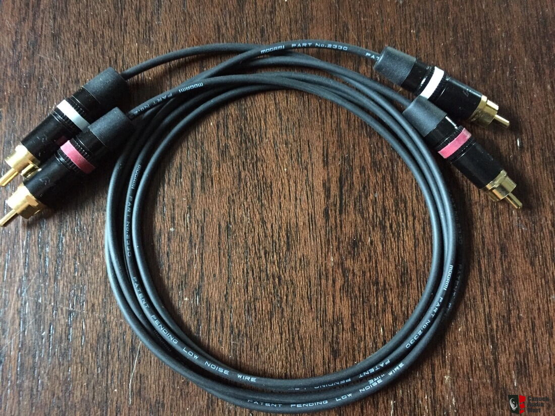 3ft RCA Interconnect Pairs: Mogami 2330 Cable with Neutrik RCA Jacks ...