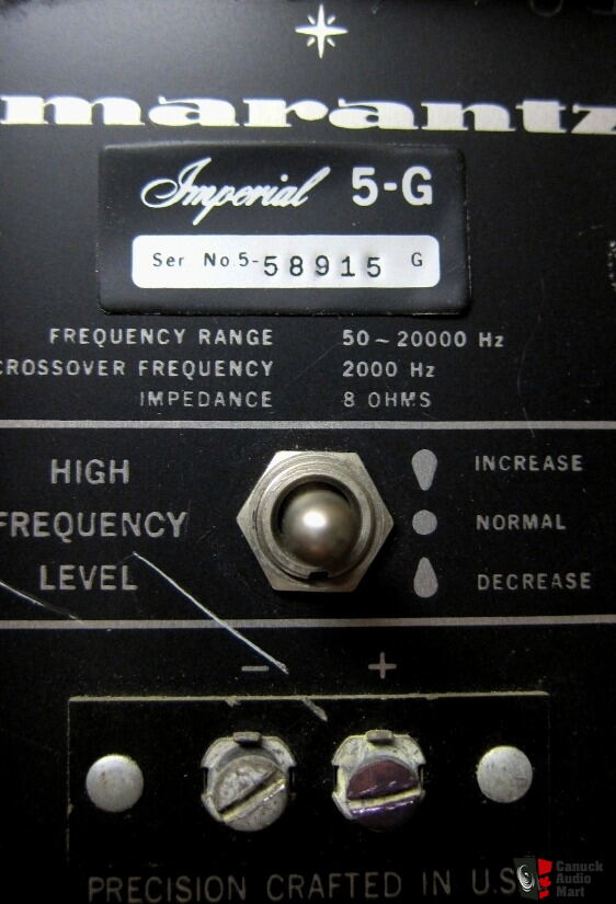 Rare Marantz Imperial 5G Speakers Made In USA MAGICAL Sound! Photo ...