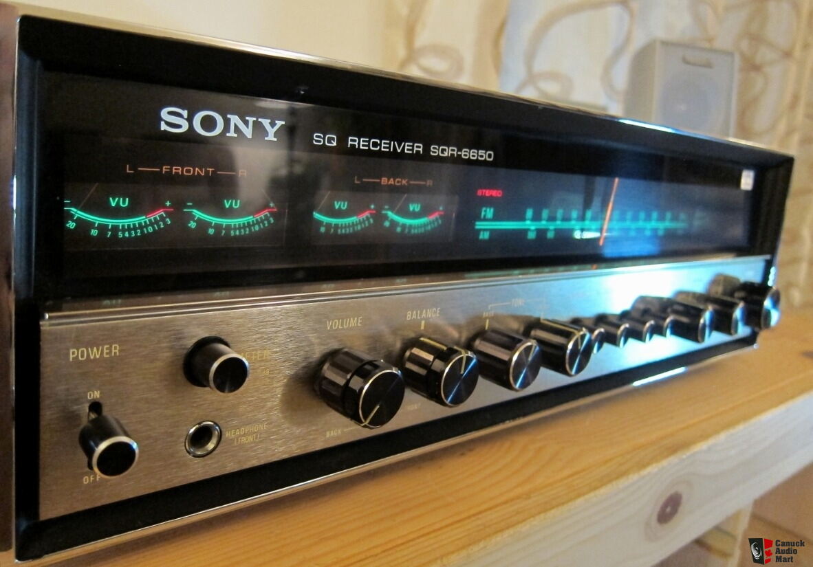 RARE Sony SQR-6650 Stereo Quad Receiver Like TA-1150 Amplifier Photo ...