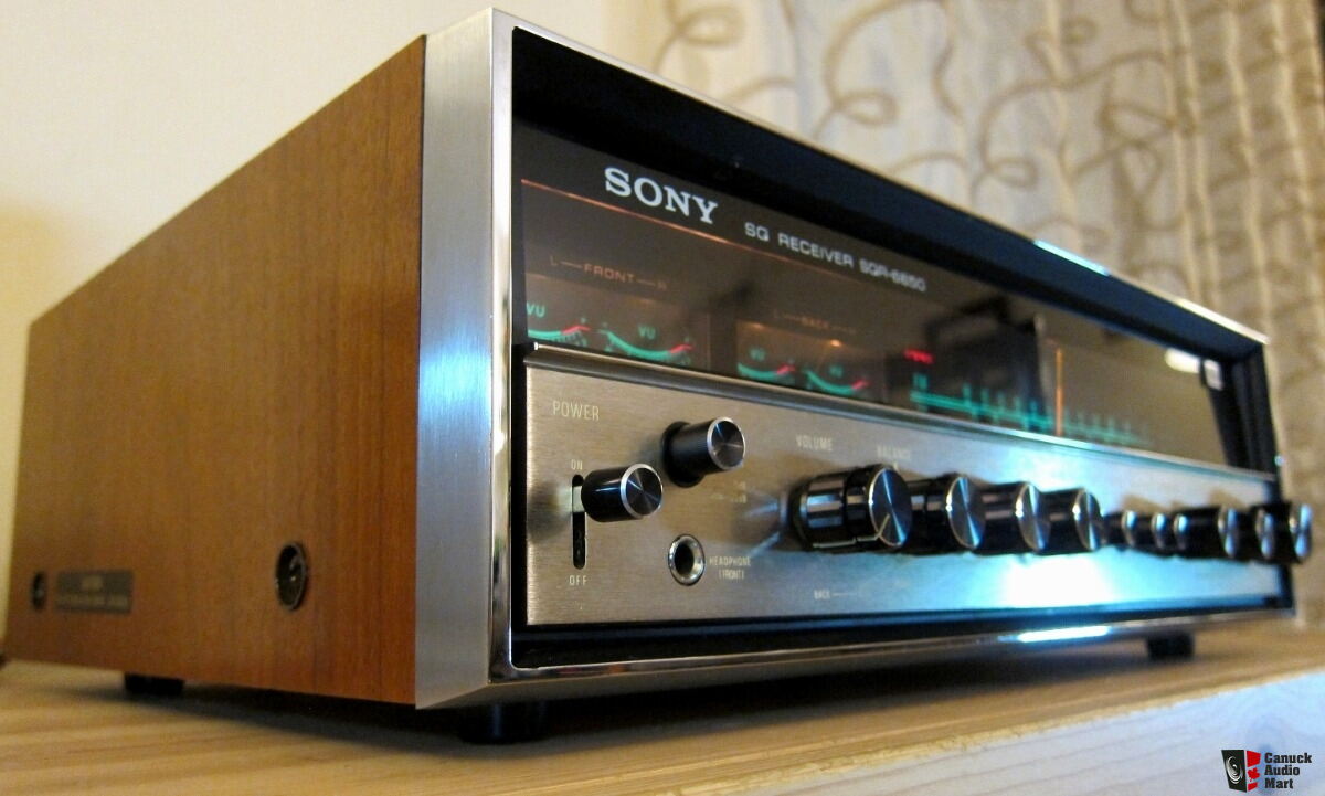 RARE Sony SQR-6650 Stereo Quad Receiver Like TA-1150 Amplifier Photo ...