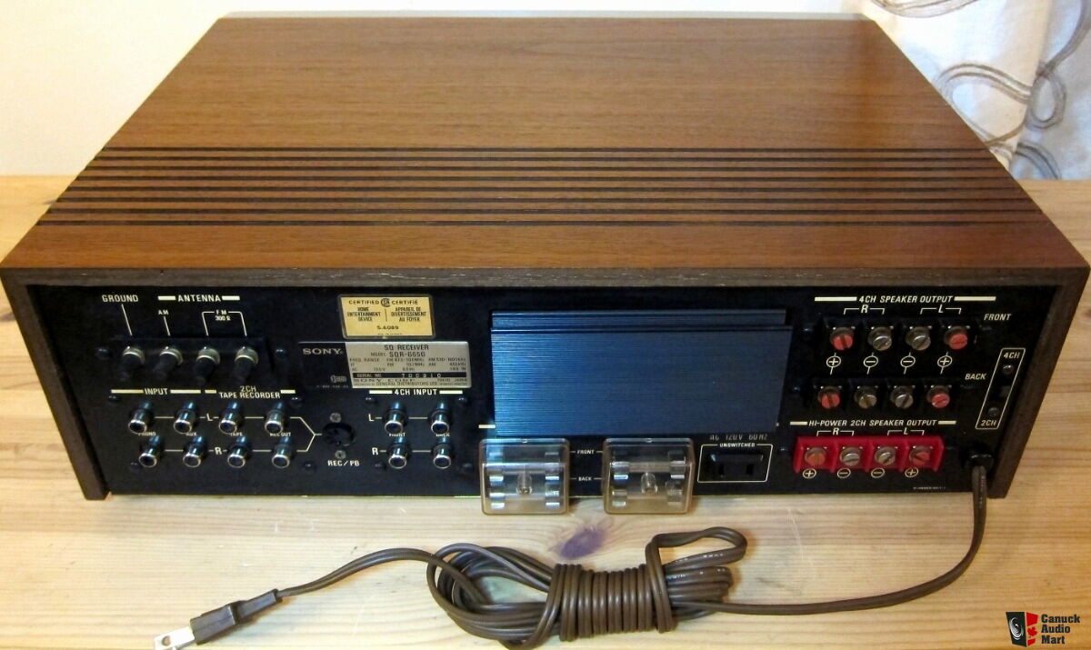 RARE Sony SQR-6650 Stereo Quad Receiver Like TA-1150 Amplifier Photo ...