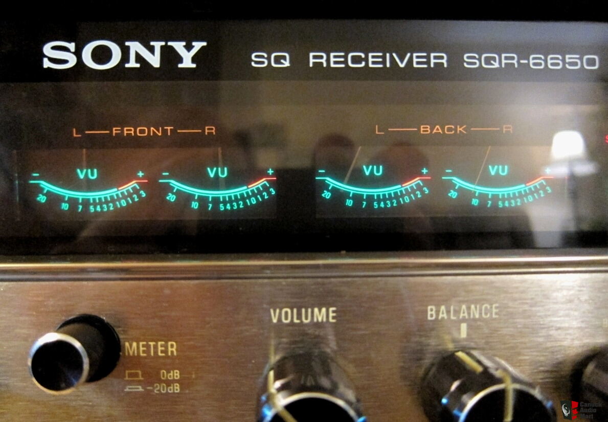 RARE Sony SQR-6650 Stereo Quad Receiver Like TA-1150 Amplifier Photo ...