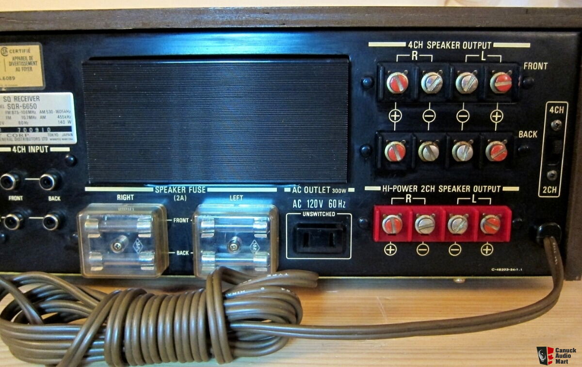 RARE Sony SQR-6650 Stereo Quad Receiver Like TA-1150 Amplifier Photo ...