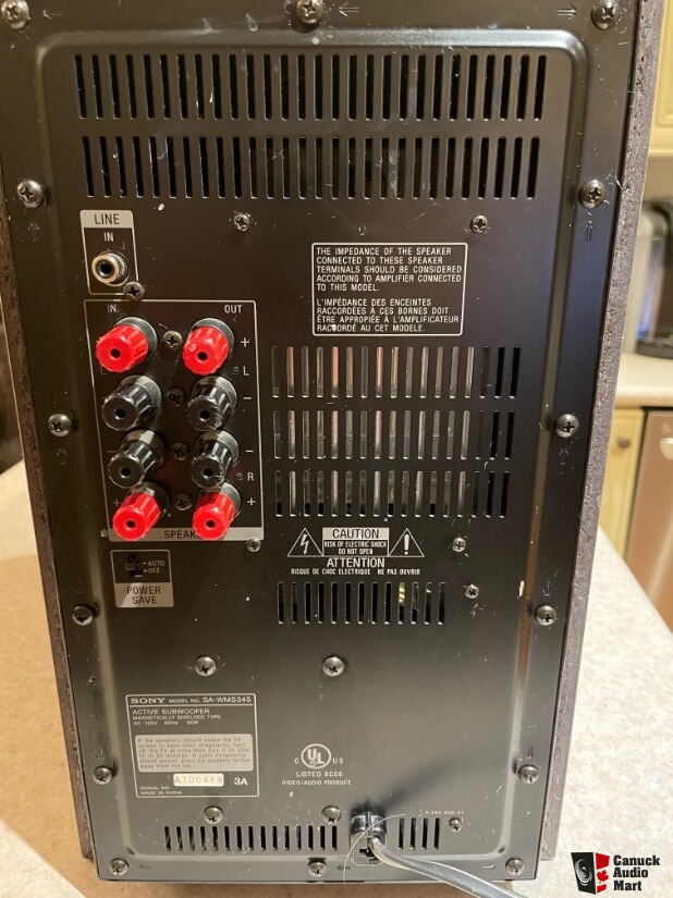 Sony SA-WMS345 Powered Subwoofer Photo #3618822 - US Audio Mart