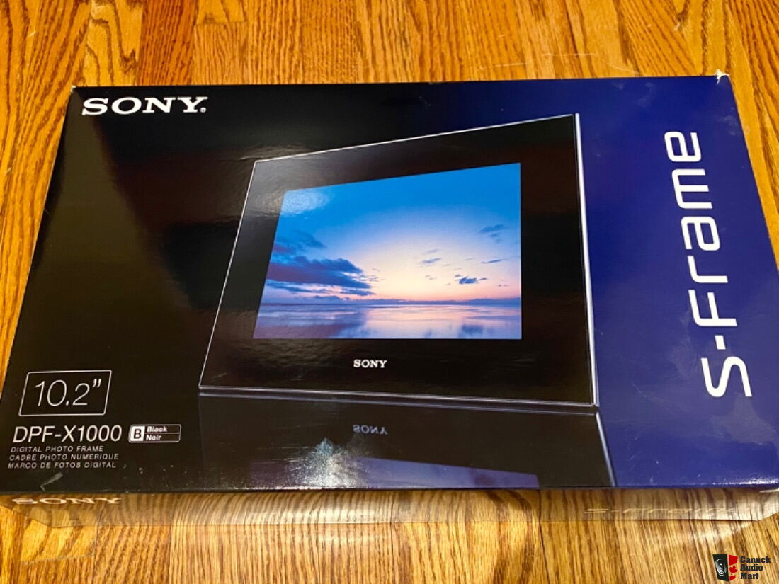 Sony S-Frame photo frame DPF-X1000 For Sale - Canuck Audio Mart