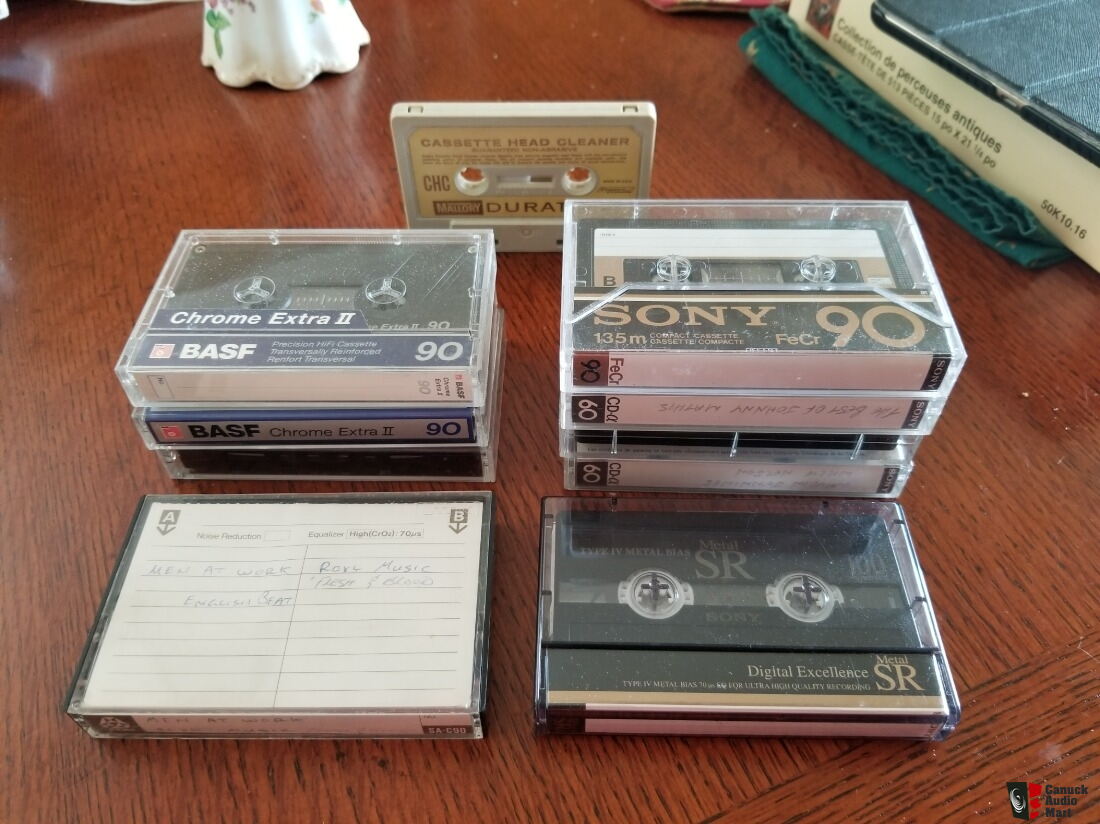 Cassette Tapes Type I, II and IV (Normal, Chrome and Metal) Photo ...