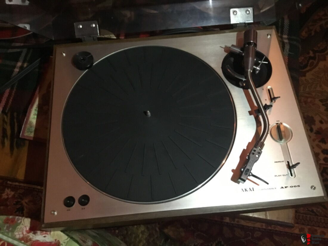 Akai AP-005 turntable in beautiful condition. Stainless arm For Sale ...
