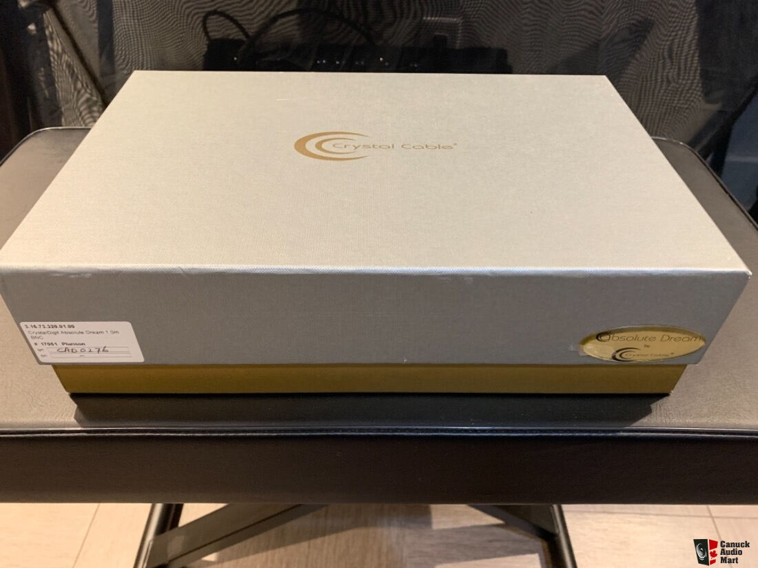 Crystal Cable Absolute Dream BNC SPDIF Digital Cable For Sale - Canuck ...